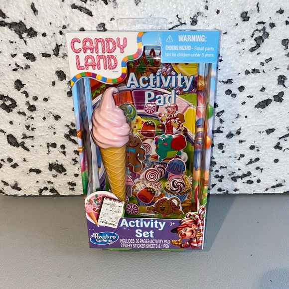 Hasbro | Toys | Hasbro Candy Land Activity Pad With Pen Stickers ...